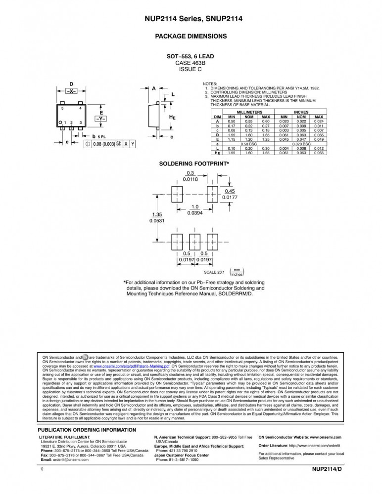 NUP2114 series datasheet page 6