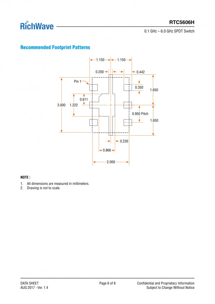 RTC5606H datasheet page 6