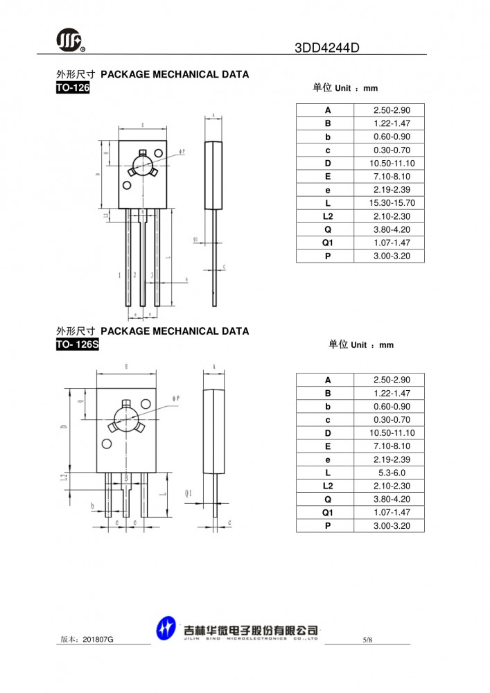 3DD4244DM datasheet page 5