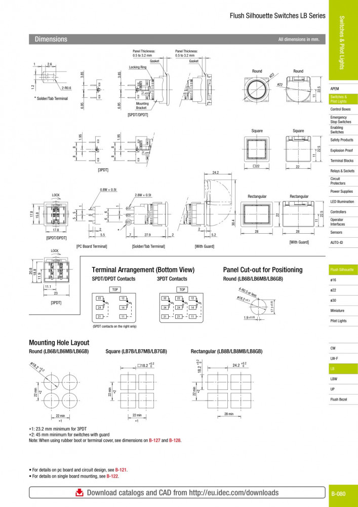 IDEC LB series document page 10