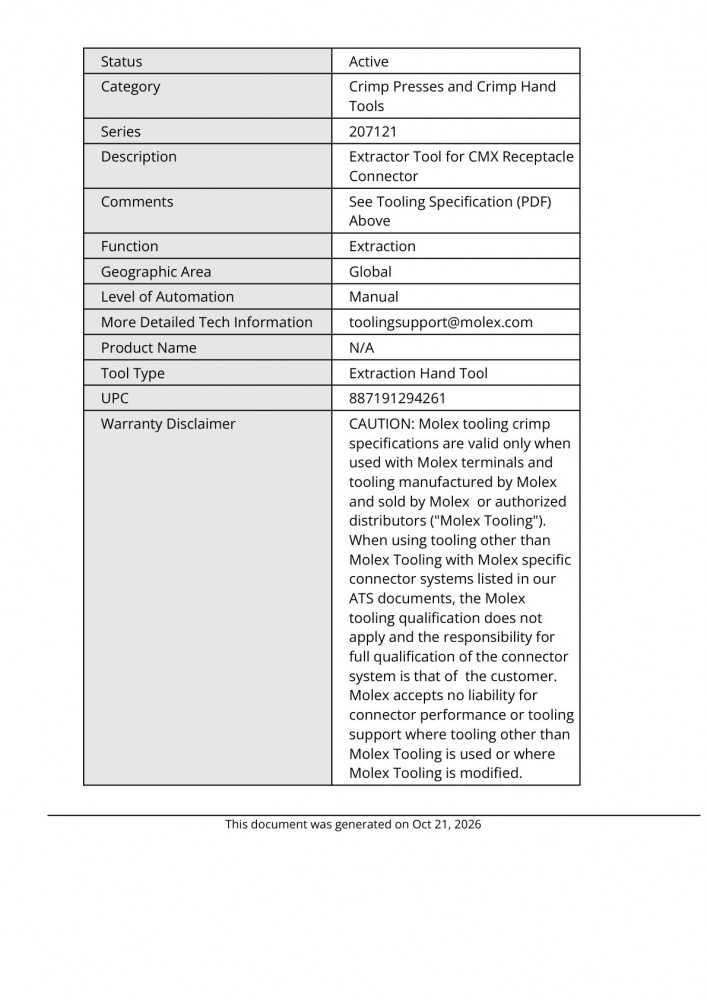 Molex technical document preview, page 2