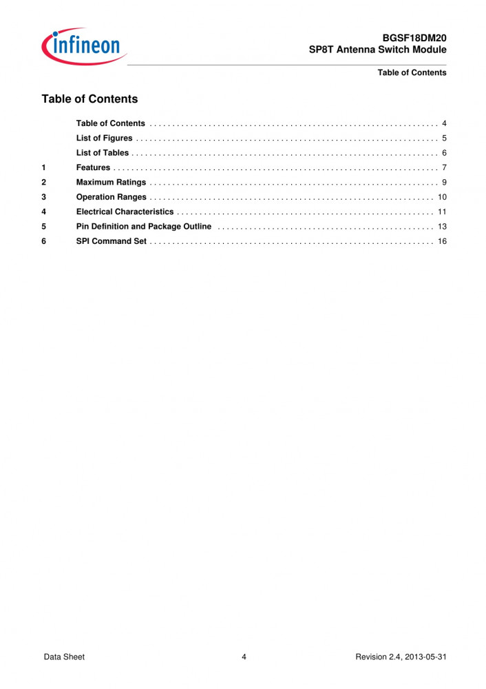 BGSF18DM20 datasheet page 4