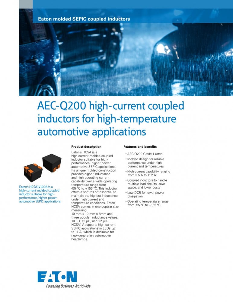 EATON HCSA1V1008 product overview document