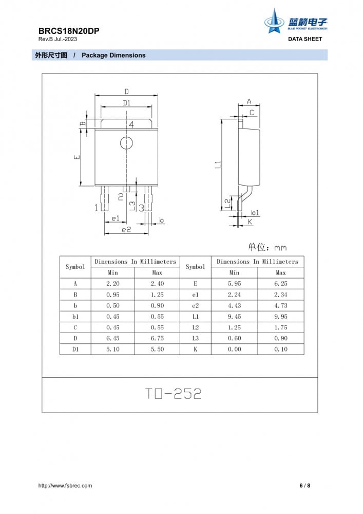 BRCS18N20DP datasheet page 6