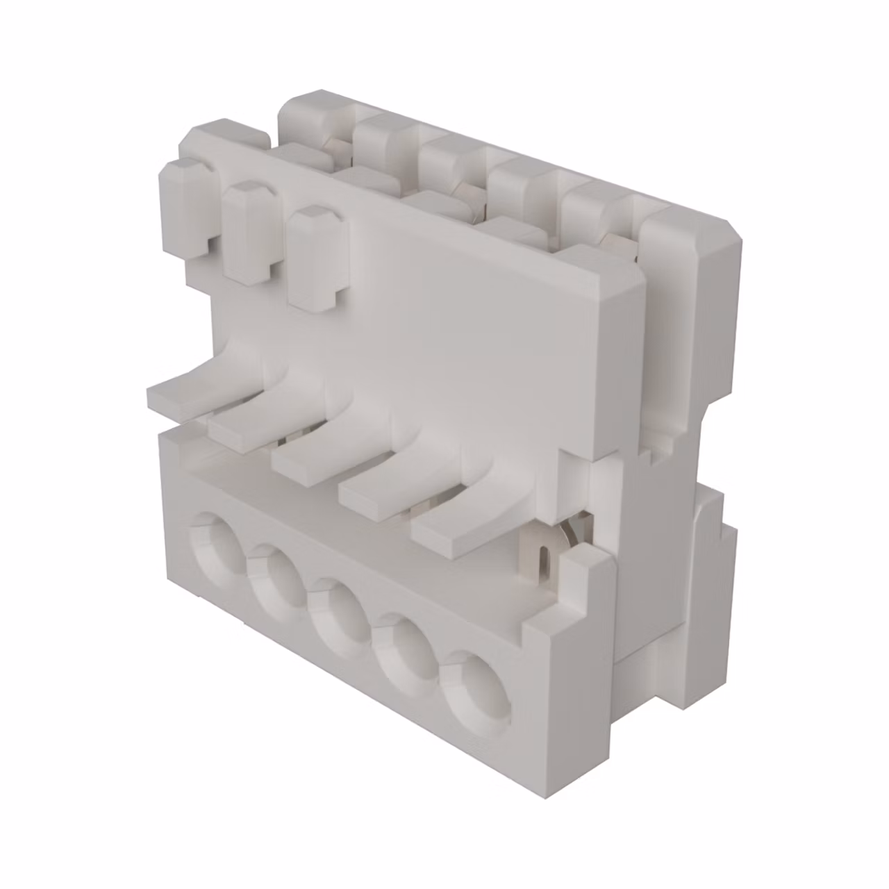 Appli-Mate RAST 2.5 Female Connector, 5.00mm Pitch, 3 Circuits, Position D, E and F Removed, Open Endwalls for sale