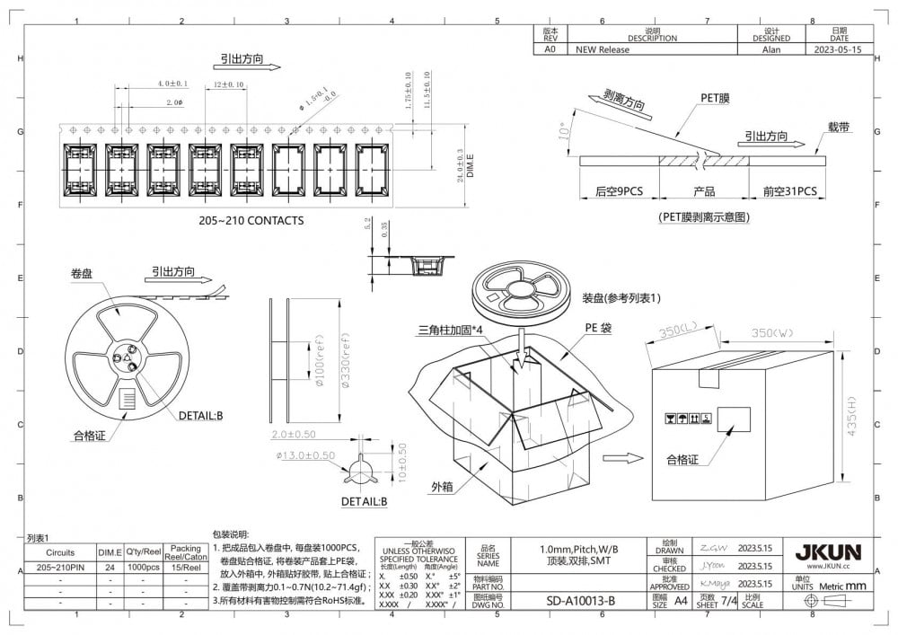 A10013 series technical drawing page 4
