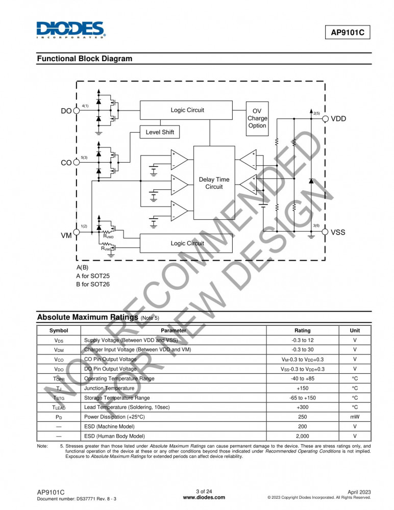 AP9101C document page 3