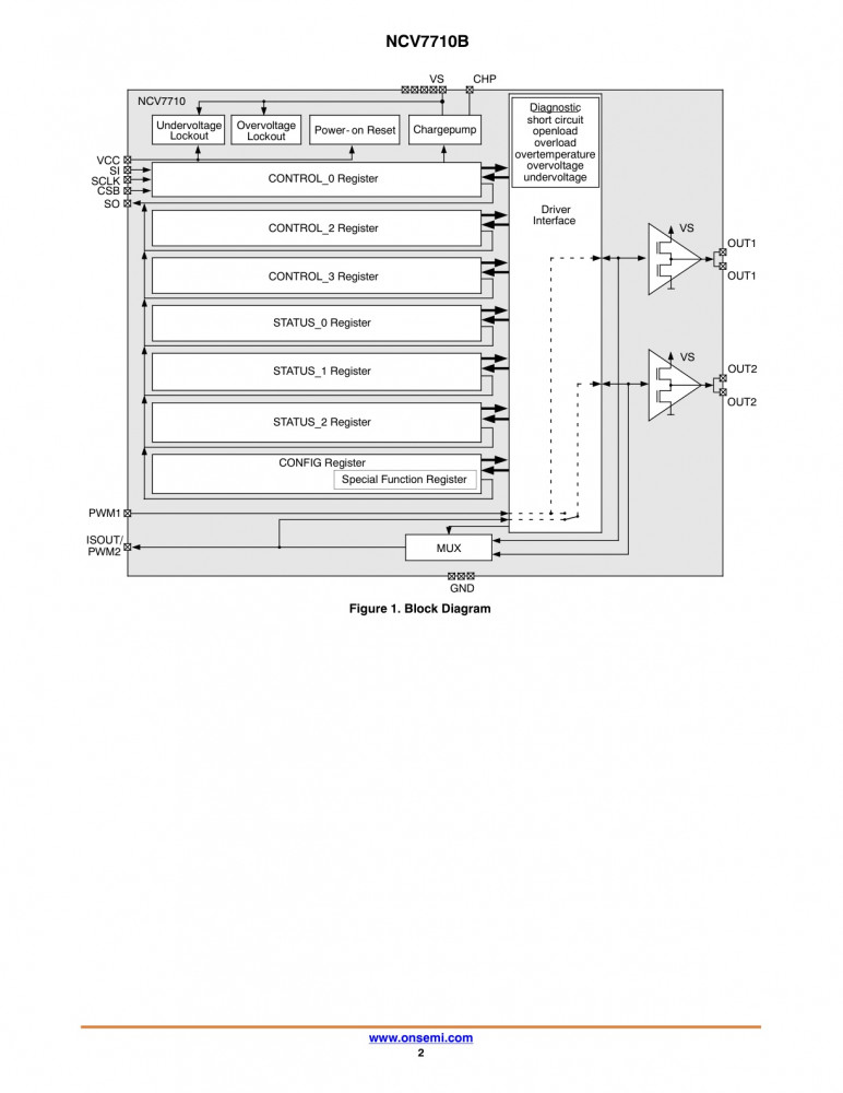 NCV7710B technical document page 2
