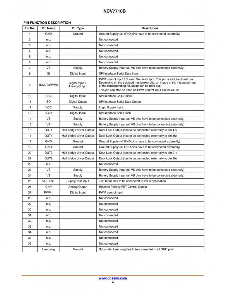 NCV7710B technical document page 4