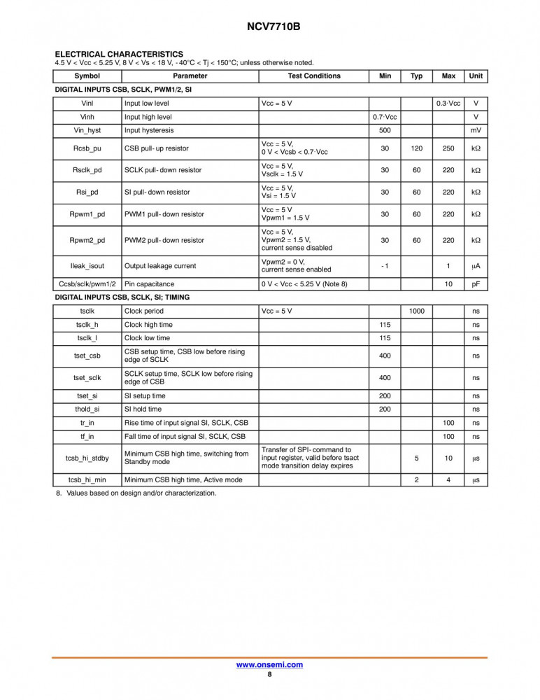 NCV7710B technical document page 8