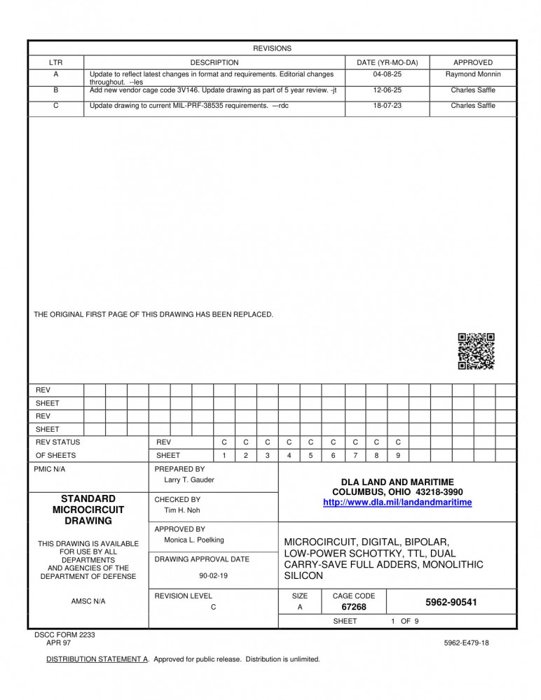 54LS183J technical document page 2