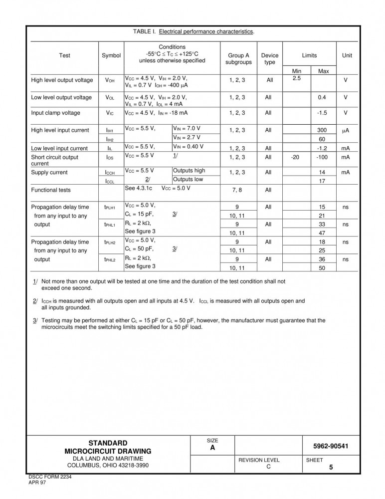 54LS183J technical document page 6