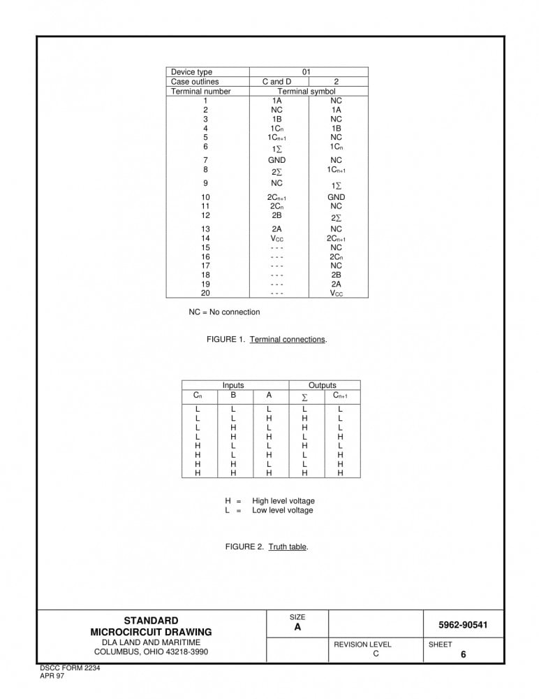 54LS183J technical document page 7