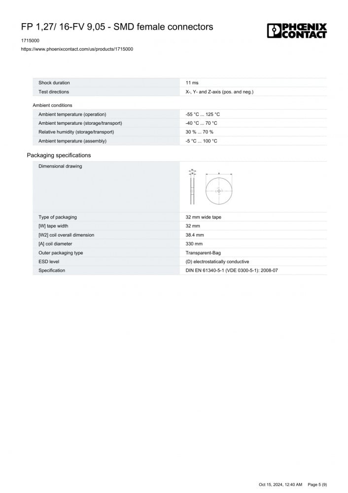 Phoenix Contact 1715000 technical document page 5