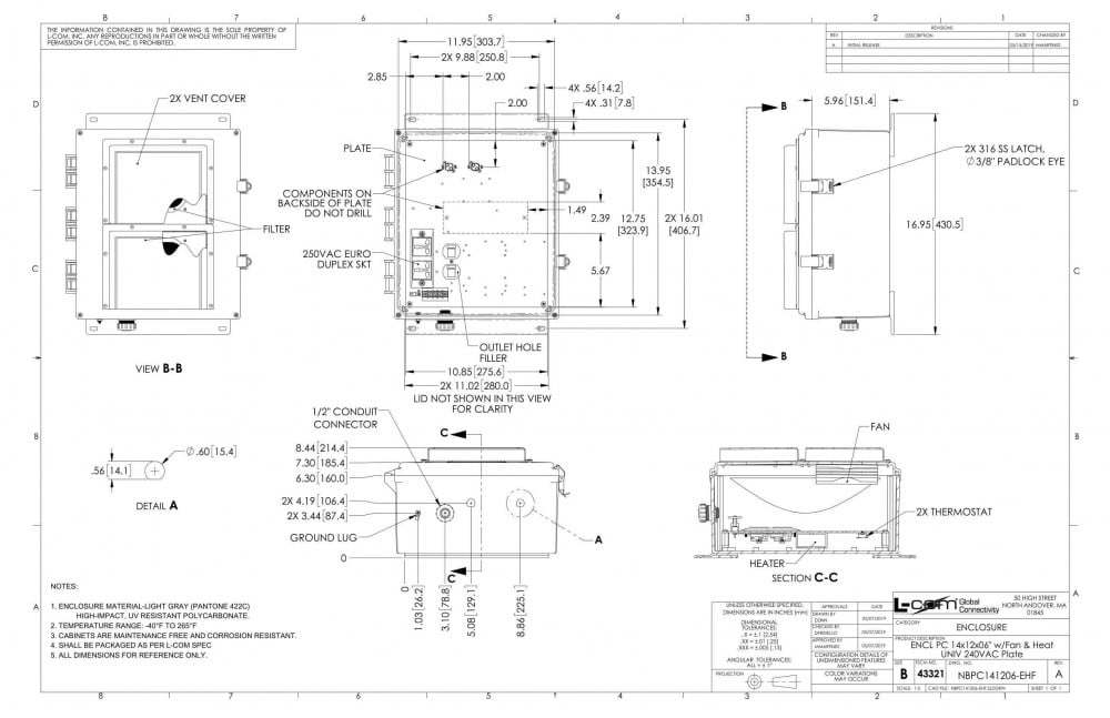 NBPC141206-EHF technical document page