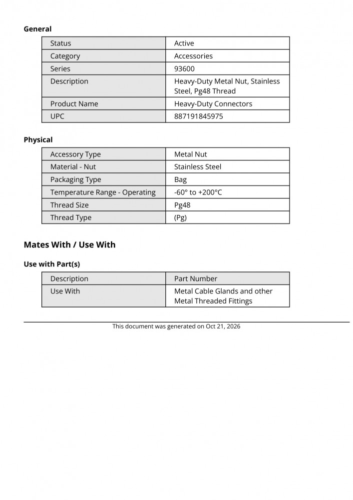Technical document image 2 for MOLEX 936000265
