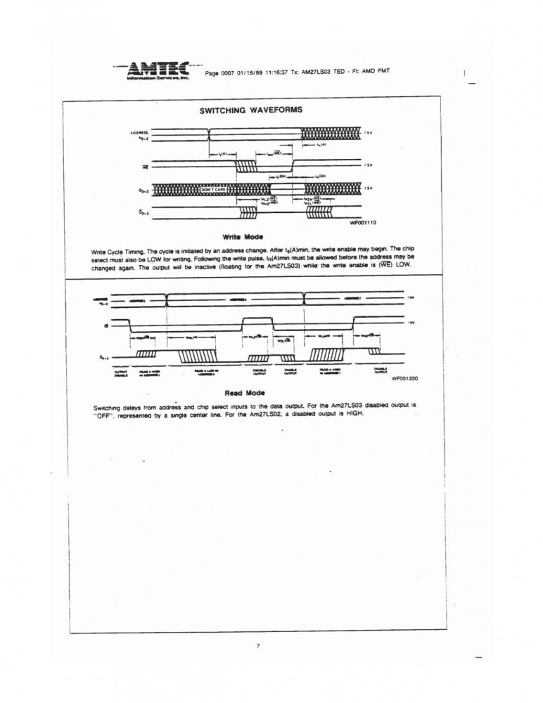 AM27LS03 datasheet page 8