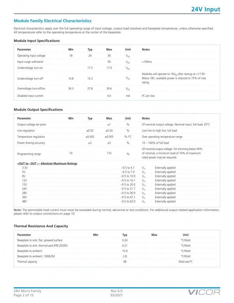 VICOR document preview, page 2