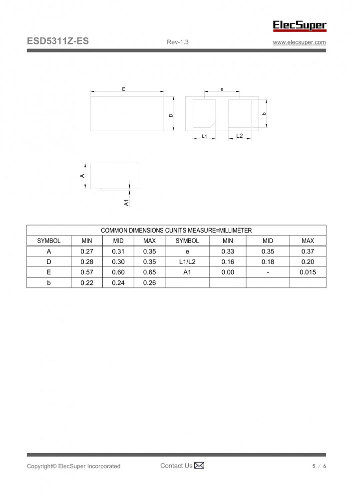 ESD5311Z-ES datasheet page 5