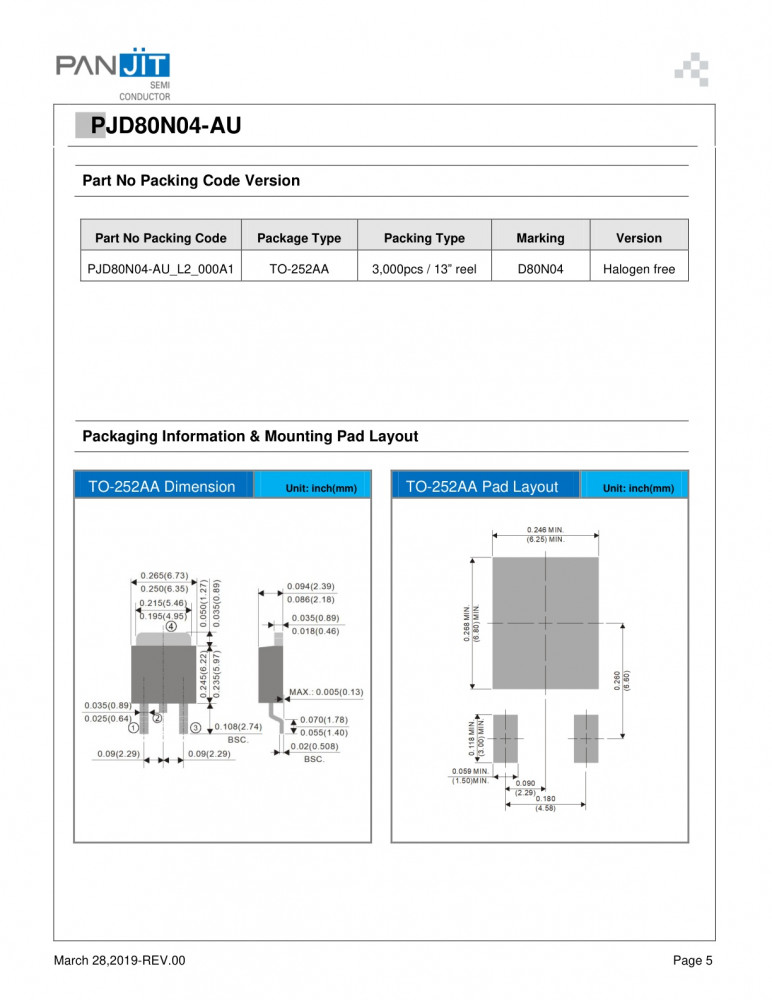 PJD80N04-AU datasheet page 5
