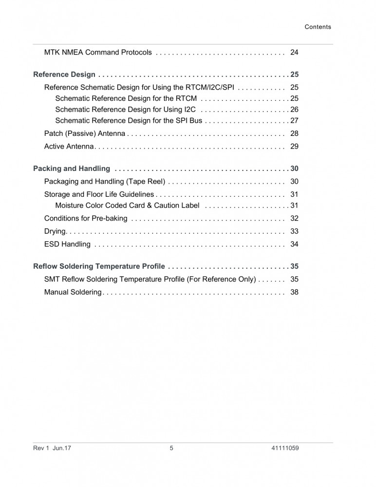 XM1110 technical document page 5