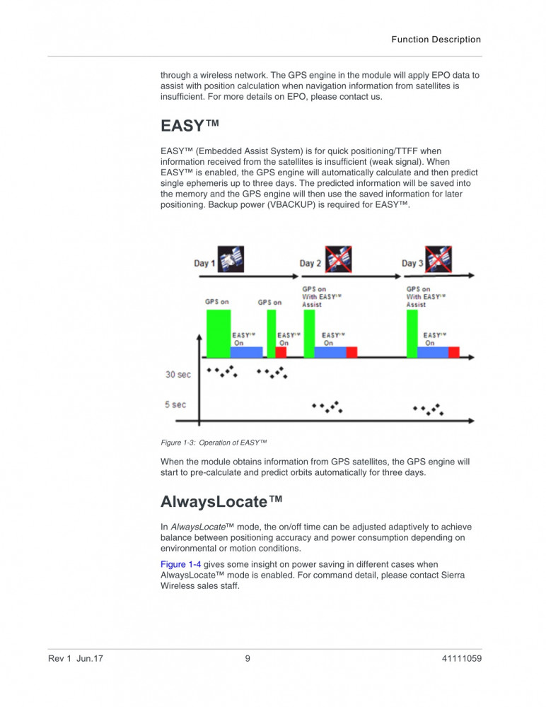 XM1110 technical document page 9