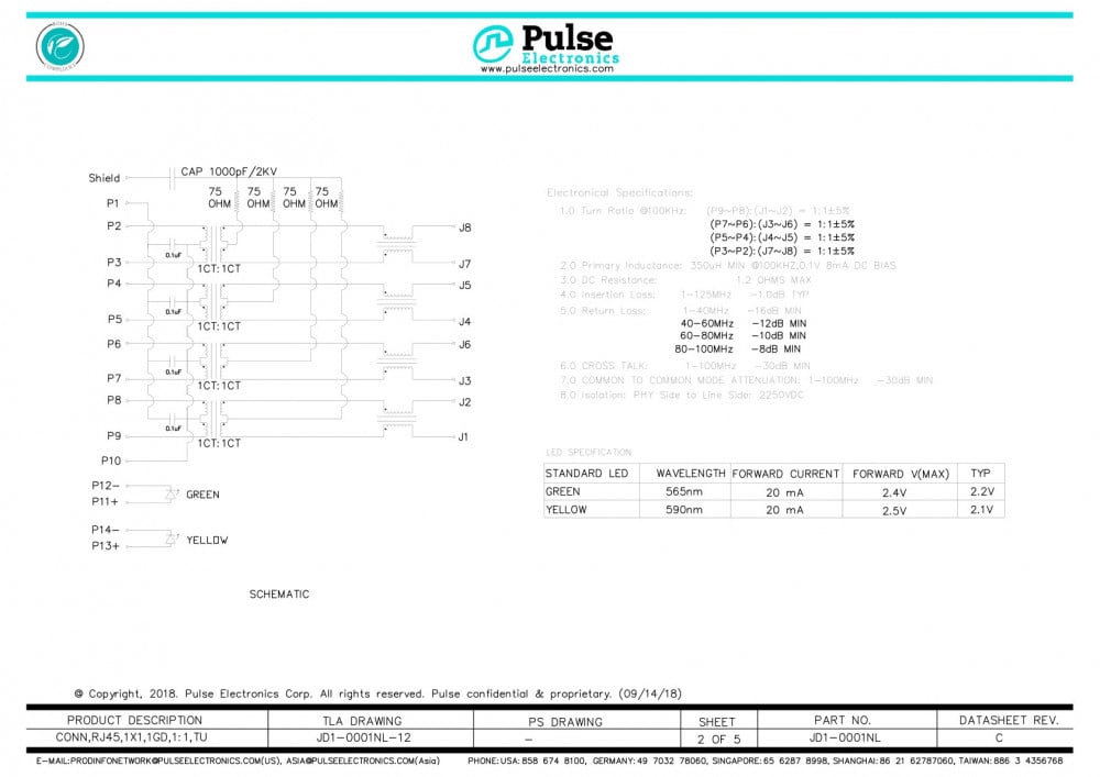 JD1-0001NL datasheet sheet 2
