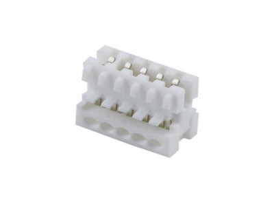 Appli-Mate RAST 2.5 IDT Housing, 2.50mm Pitch, Direct/Indirect, Female, 5 Circuits, Position Keys A, B, E, and F Removed, Polarizing Rib Between Circuits 2 and 3