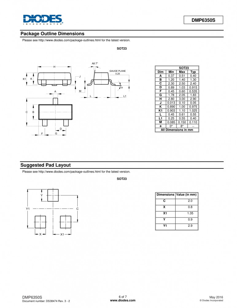DMP6350S-7 datasheet page 6