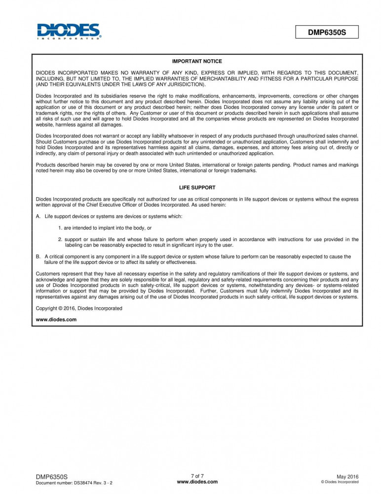 DMP6350S-7 datasheet page 7