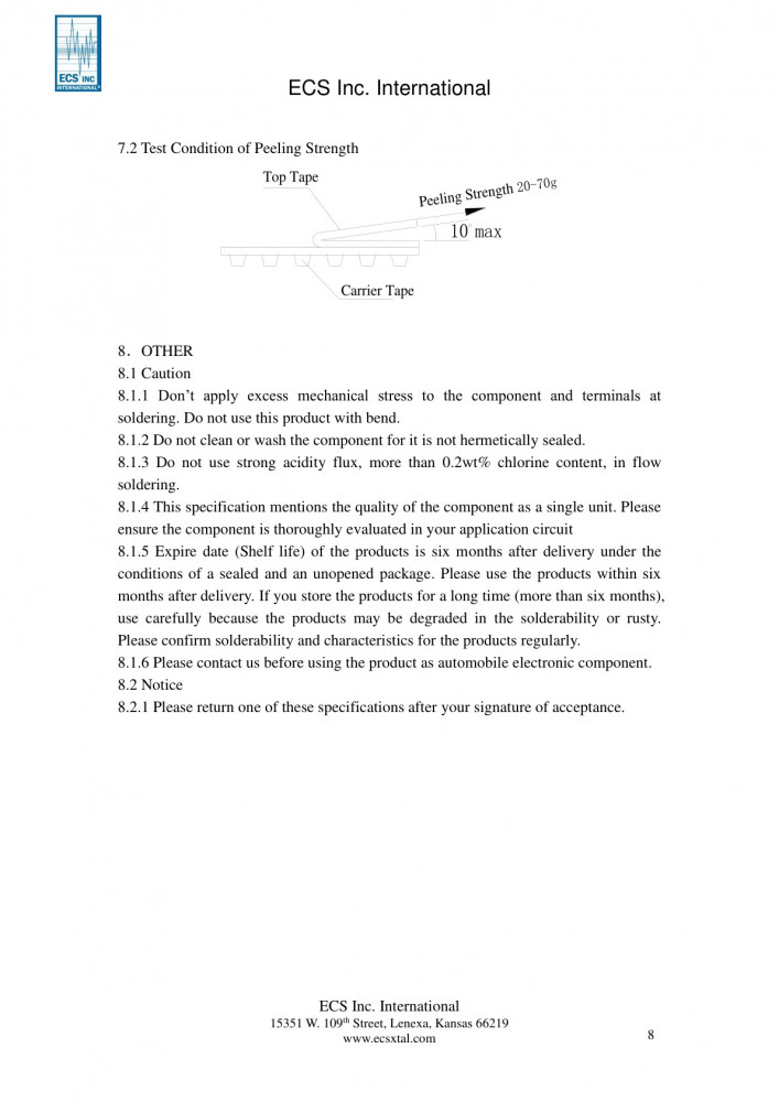ECS-DCF-103 specification page 9