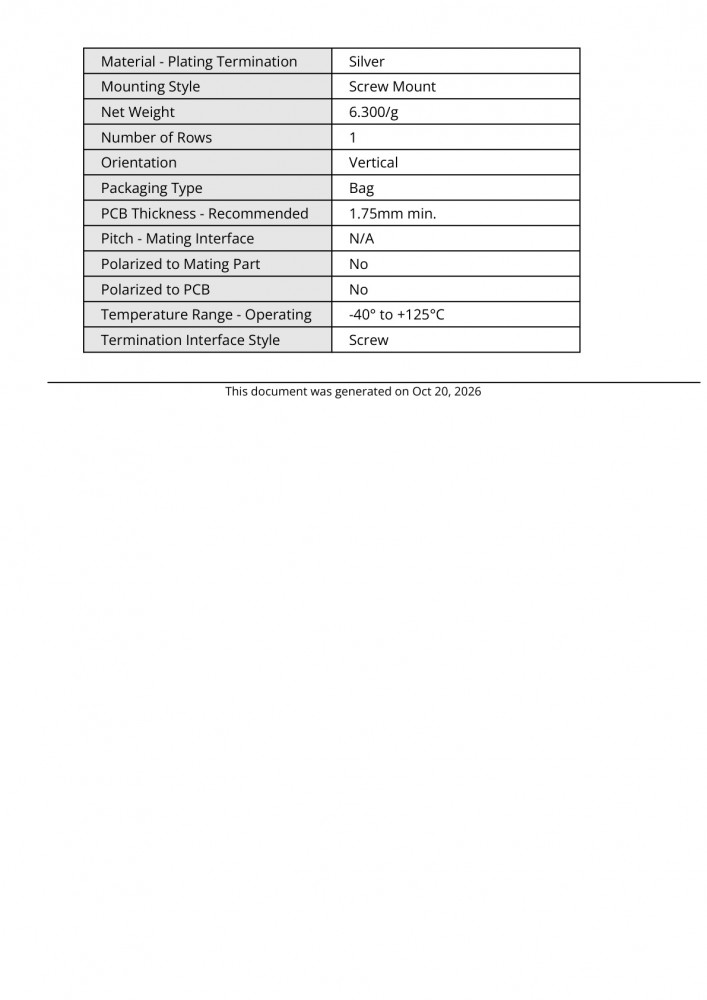 Technical document image 3 for MOLEX 2183710001