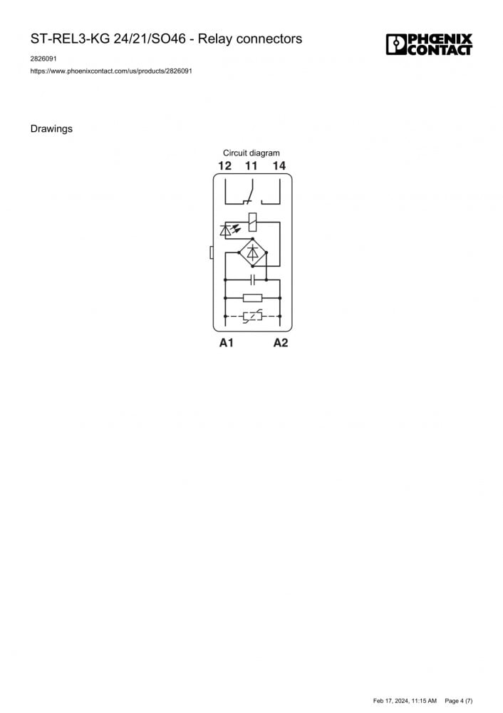 Phoenix Contact 2826091 technical document page 4