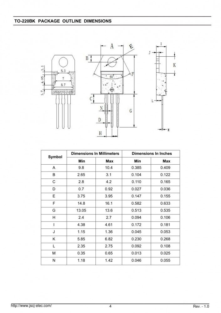 JSCJ CT316B-600S datasheet page 4