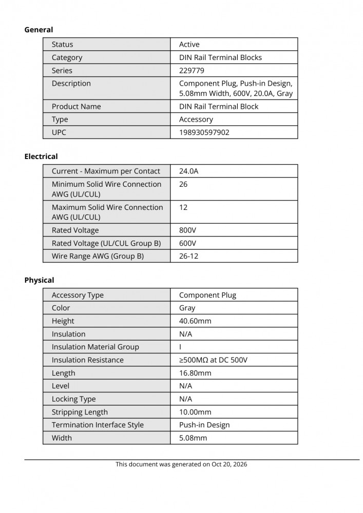 Technical document image 2 for MOLEX 2297790140