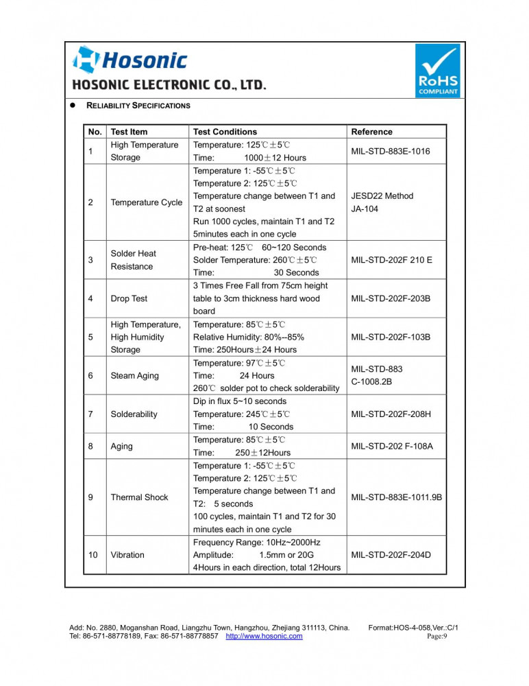 E2SB26E000104E datasheet page 9