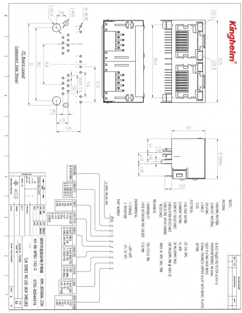 Kinghelm KH-56-8P8C-1X2-D document preview