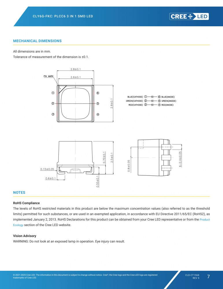 CLY6G-FKC datasheet page 7