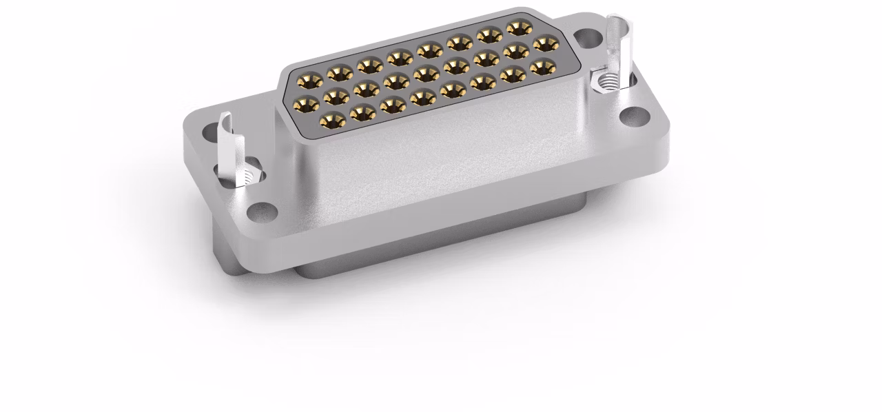 AirBorn RocKet Series, Macro-D Power Plug, 3 Rows, Crimp Removable, 25 Circuits