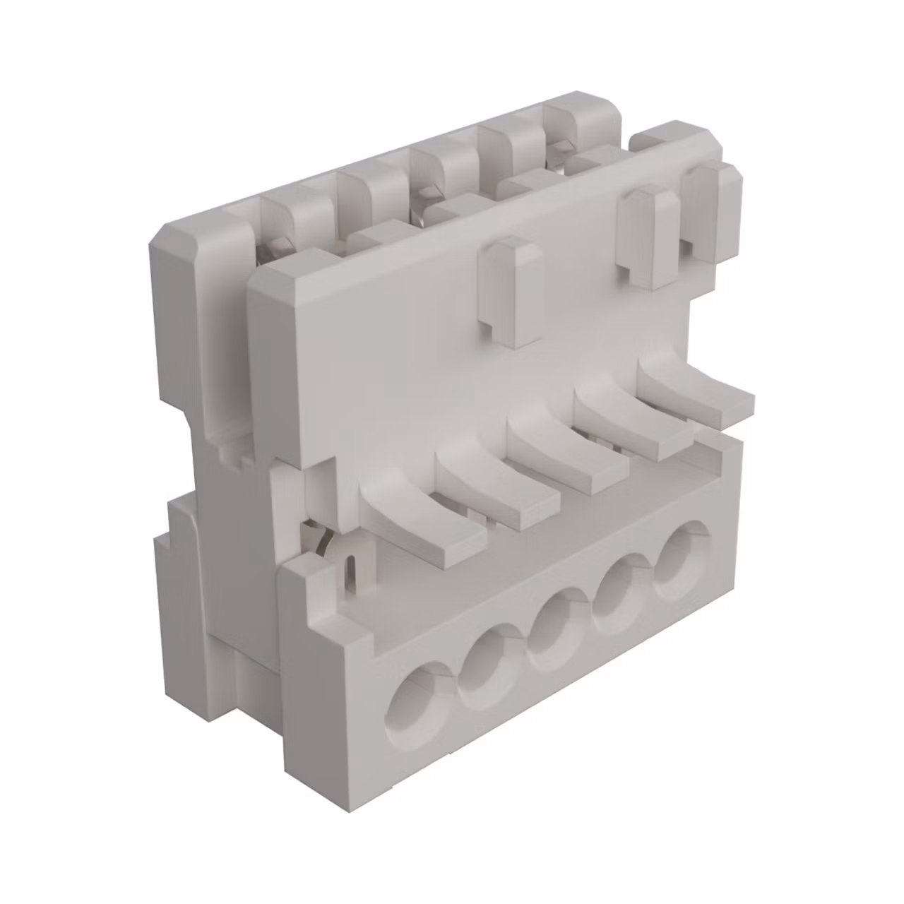 Appli-Mate RAST 2.5 Female Connector, 5.00mm Pitch, 3 Circuits, Position A, B and D Removed, Open Endwalls for sale