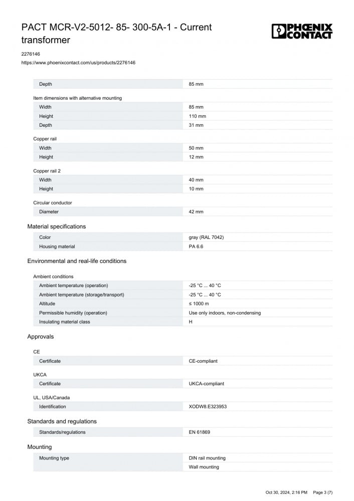 Phoenix Contact 2276146 product document page 3
