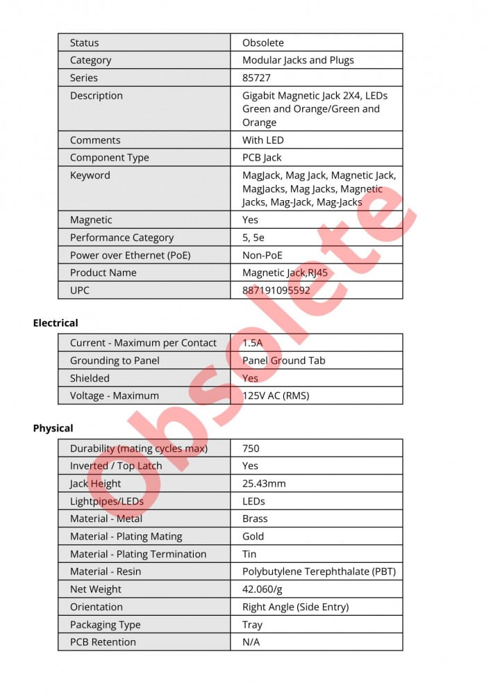Product document image 2 for MOLEX 857271004
