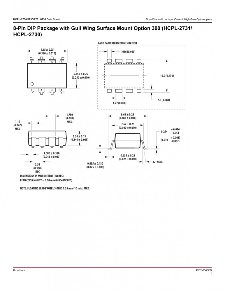 HCPL-2731-020E datasheet page 7