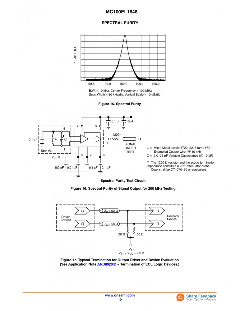 MC100EL1648 datasheet page 10