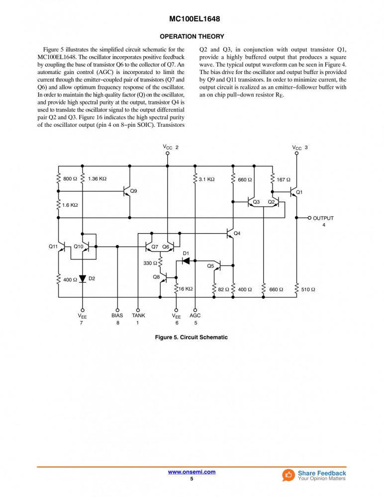 MC100EL1648 datasheet page 5
