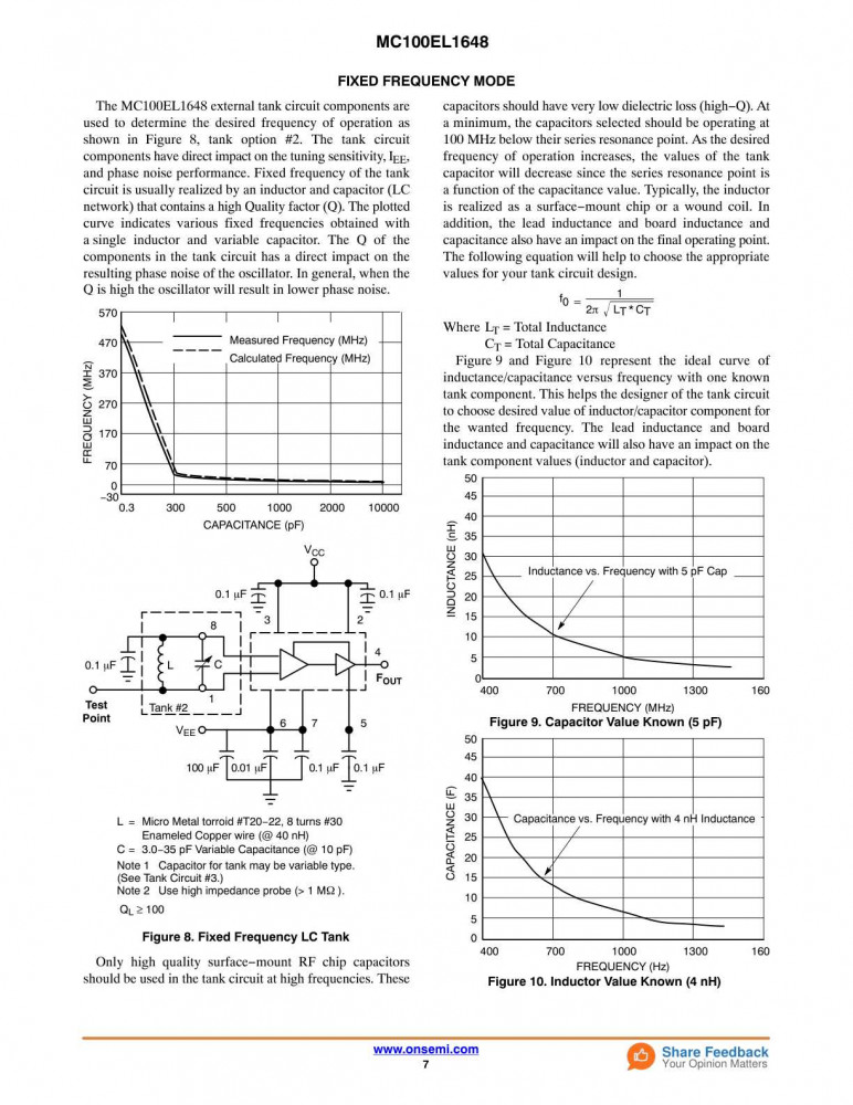 MC100EL1648 datasheet page 7