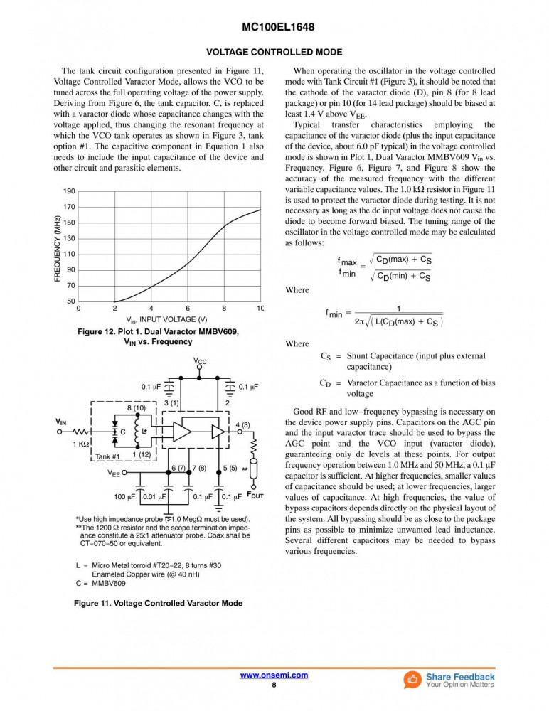 MC100EL1648 datasheet page 8