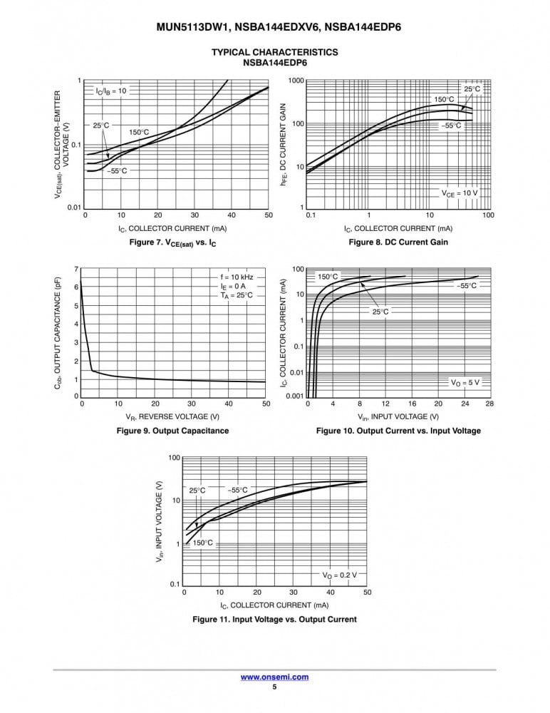 NSBA144EDXV6T5G technical document page 5