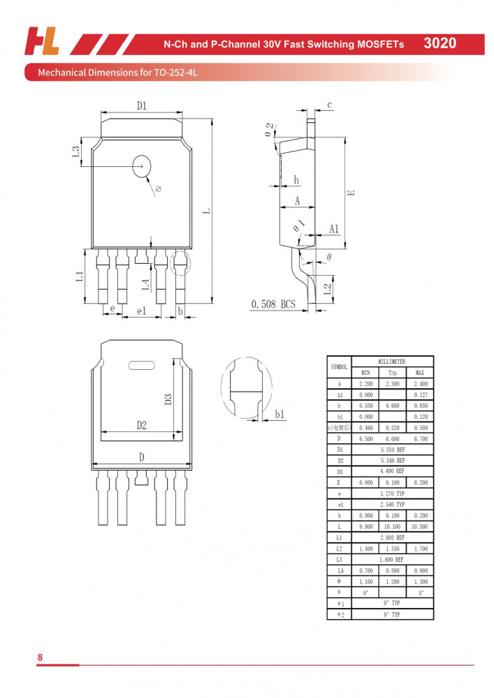 HL 3020 datasheet page 8