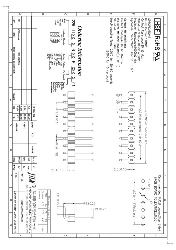 JILN 12251140CNG0R138006 datasheet drawing